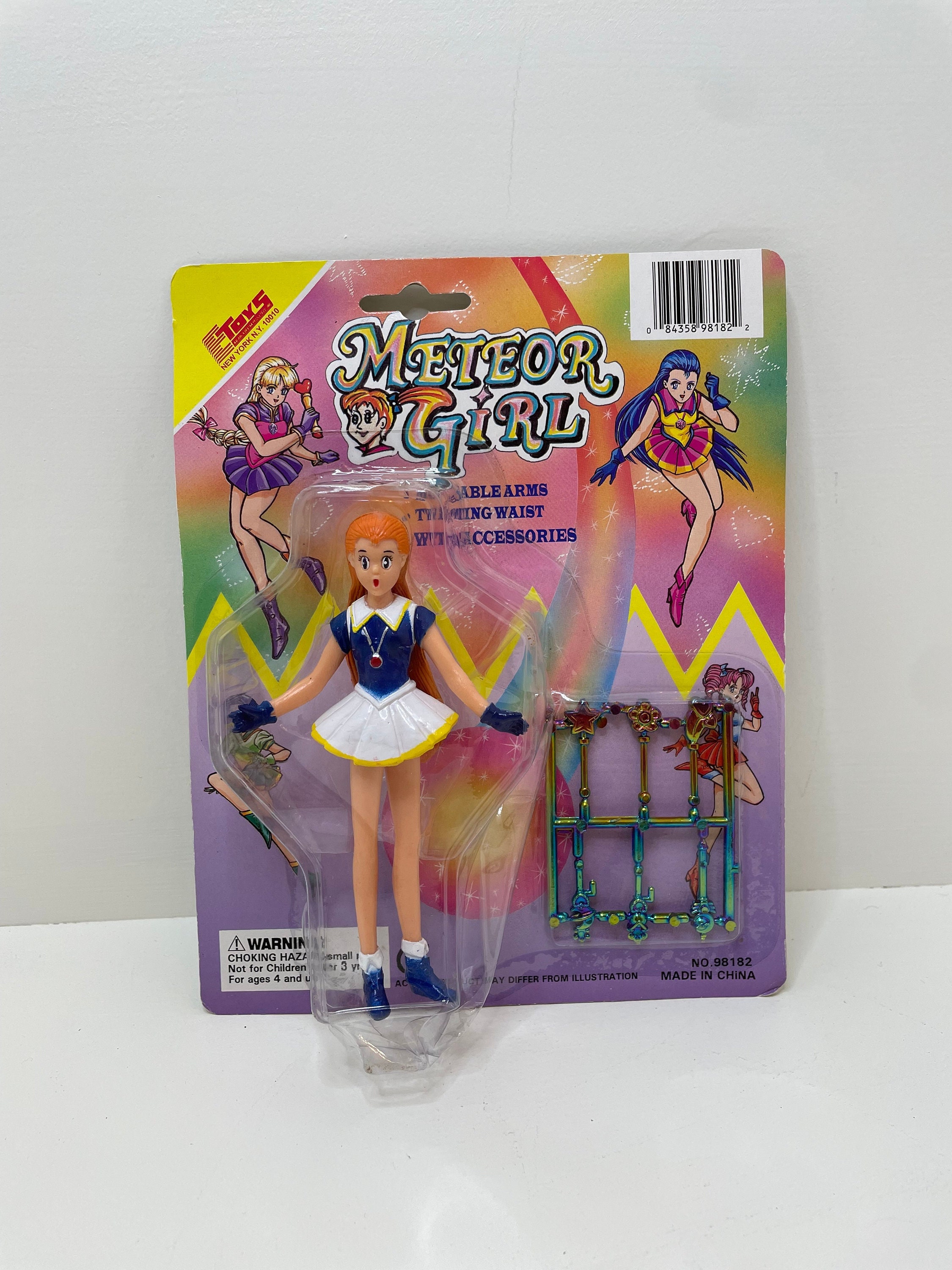 Vintage Meteor Girl Figure - Etsy