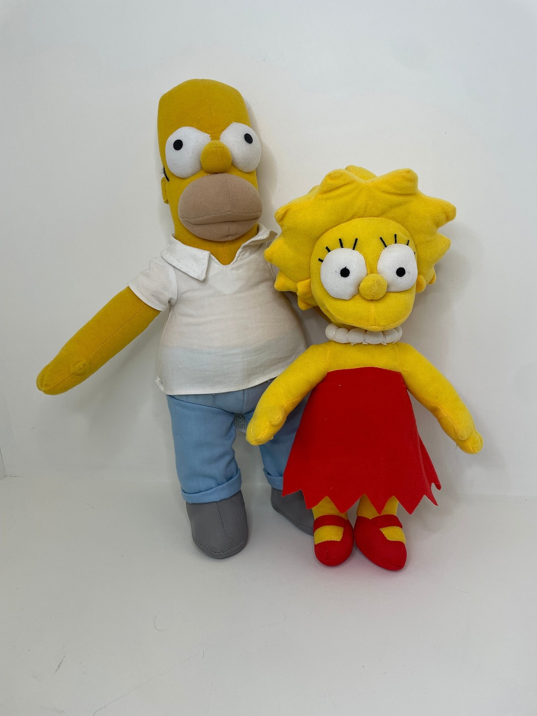 The Simpsons Homer & Lisa Simpsons Dolls - Etsy