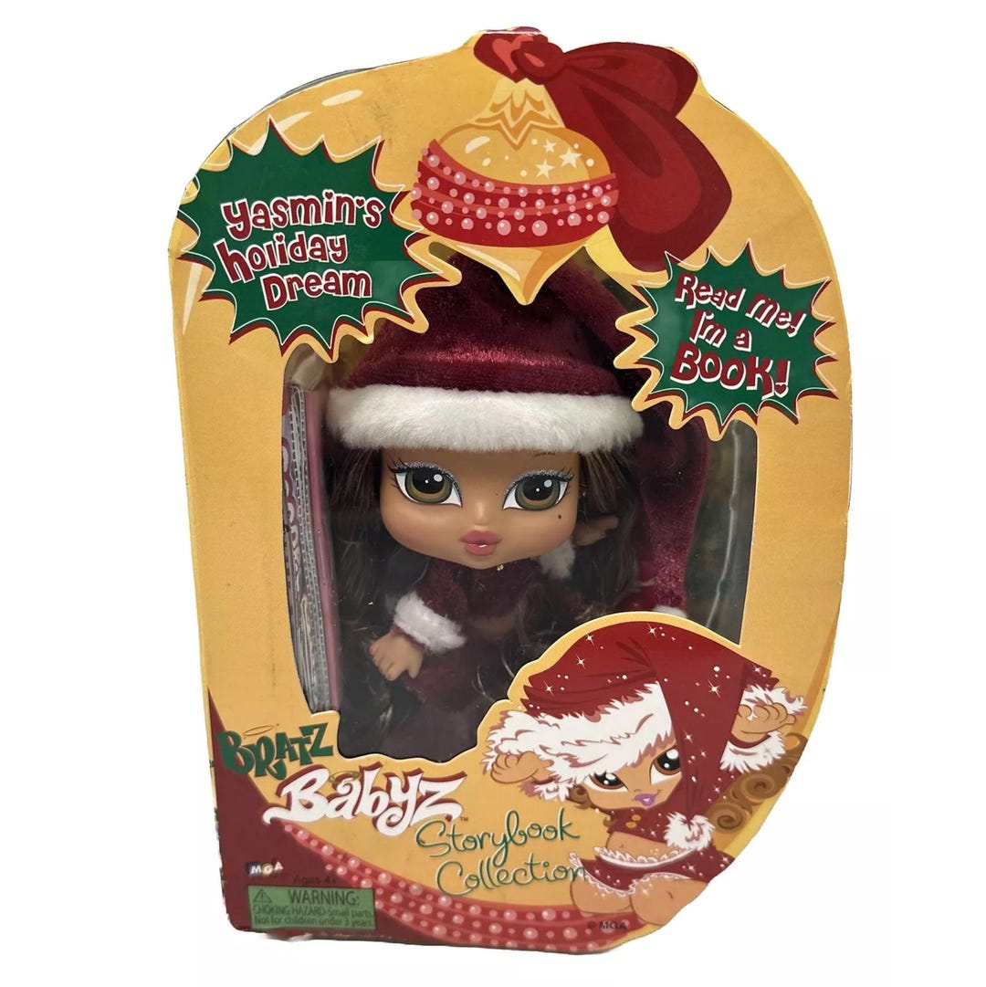 Bratz Babyz Storybook Collection Yasmin's Holiday Dream Doll NIB - Etsy