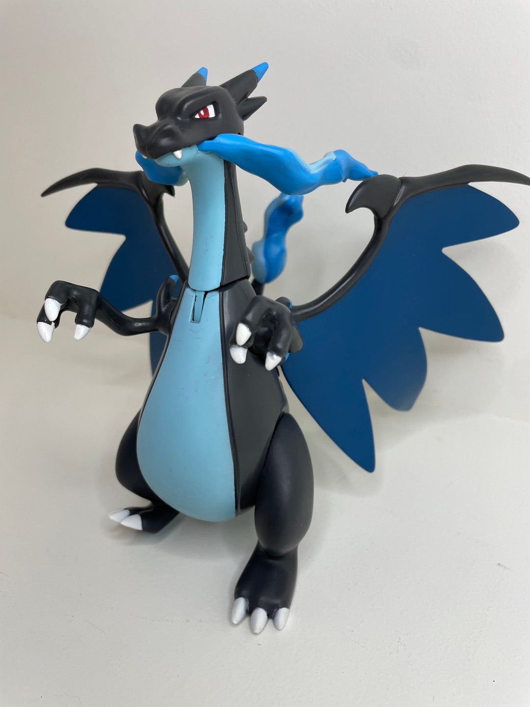 Pokemon Battle Action Mega Charizard X Figure - Etsy