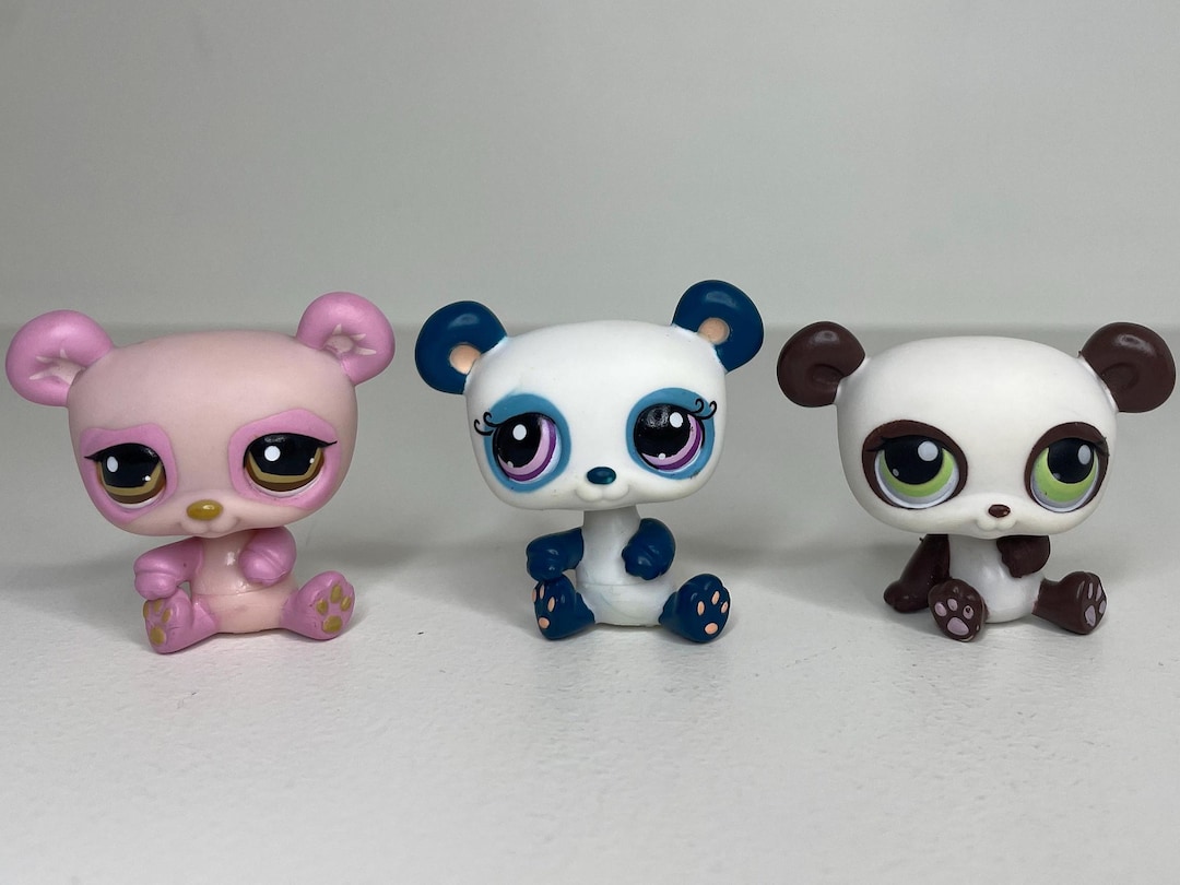 Littlest Pet Shop Panda Bear Figures - Etsy