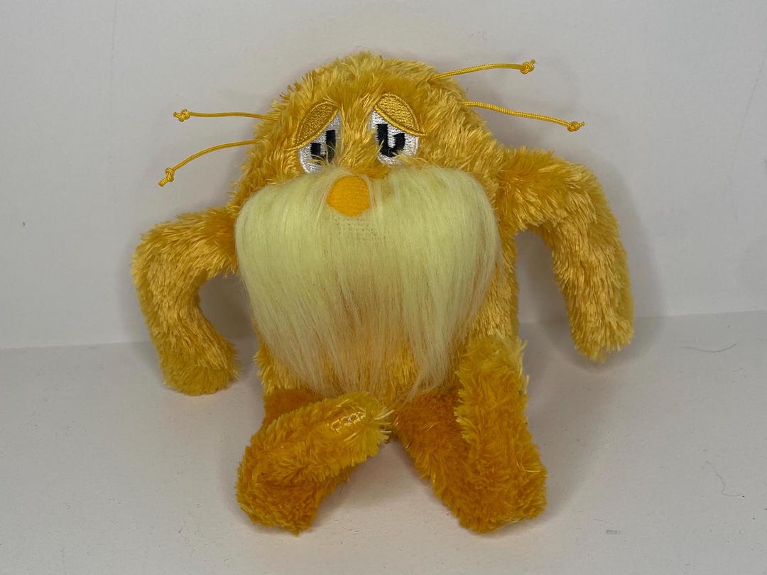 Dr. Suess the Lorax Plush - Etsy