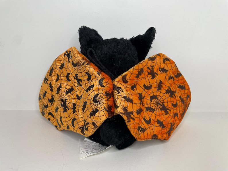 Vintage Sears Halloween Cedric the Vampire Bat Beanbag Plush NWT - Etsy