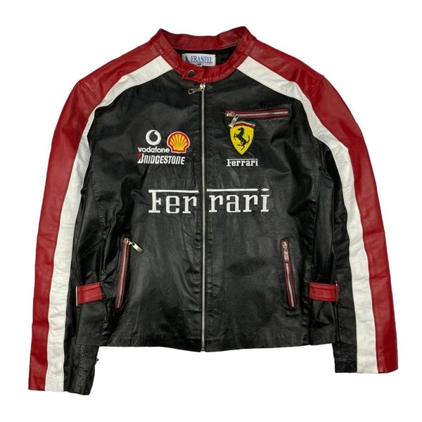 Ferrari Jacket Leather - Etsy