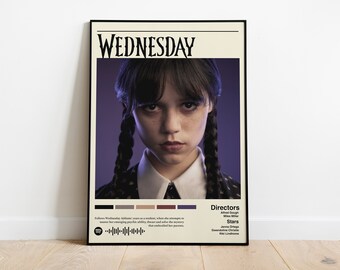 Wednesday Poster Art - Etsy