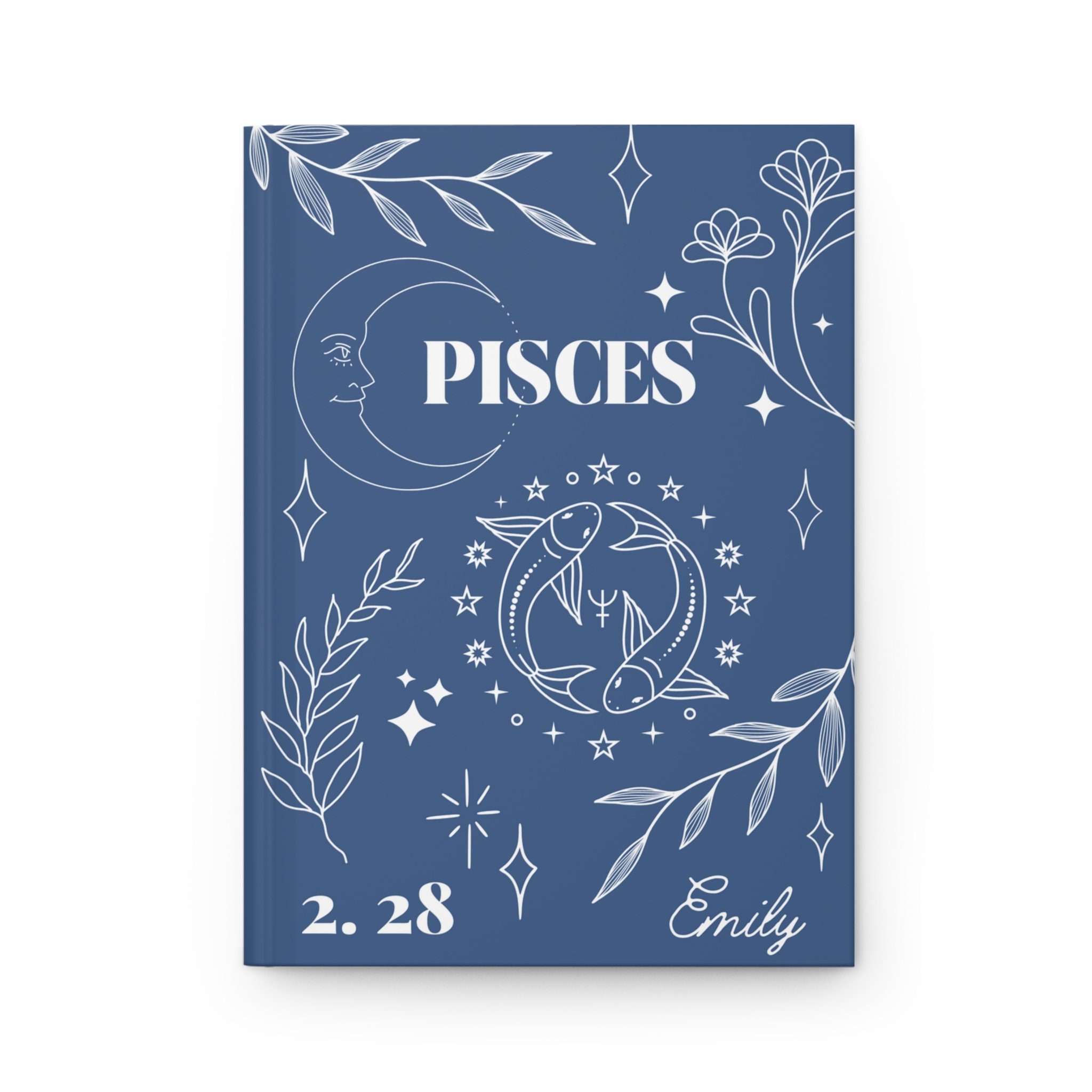 Pisces Zodiac Journal Personalized Journal for Women Personalised Diary ...