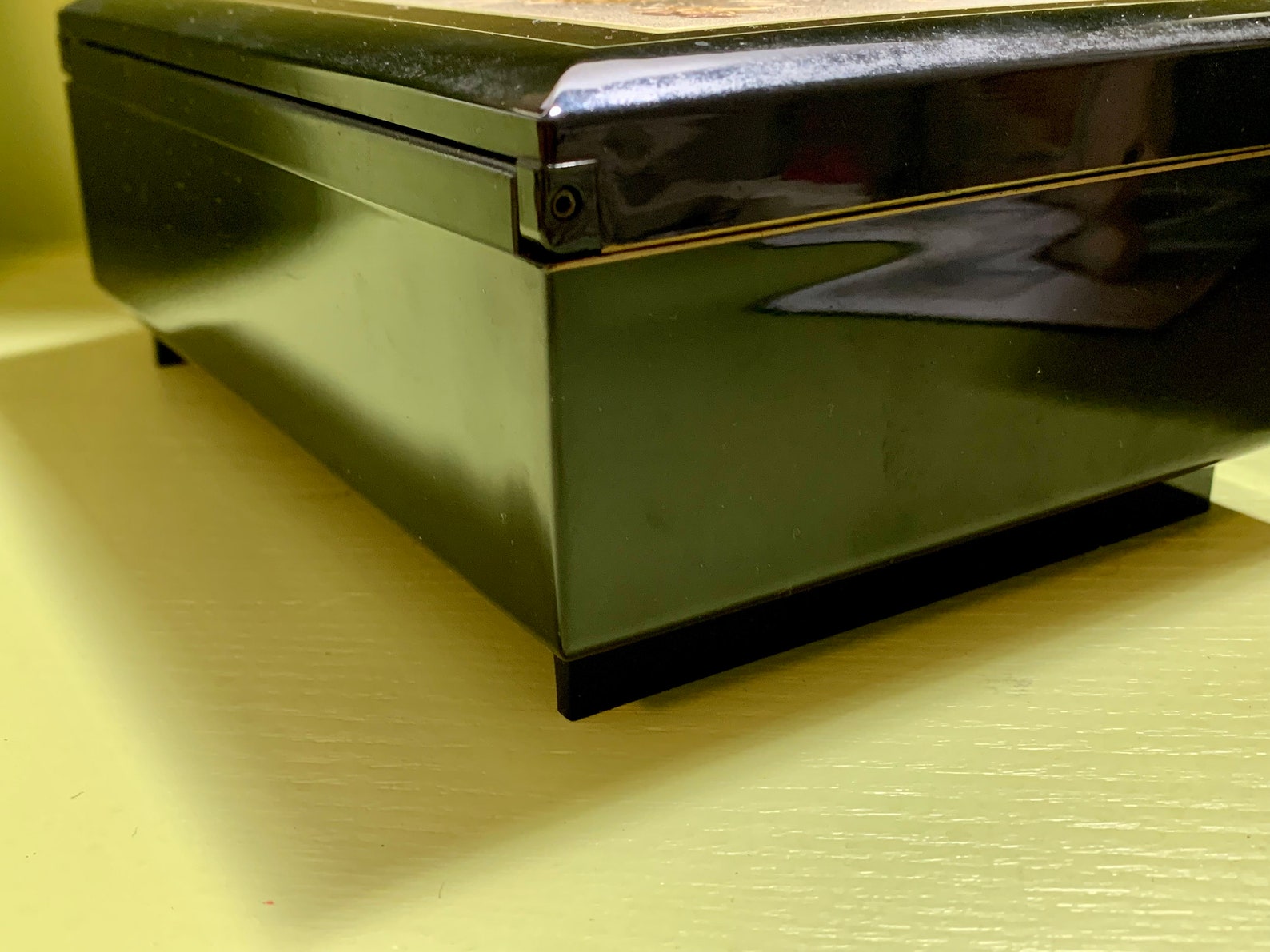 The Art of Chokin Etched Musical Jewelry Box. Made in Japan. Plays ...