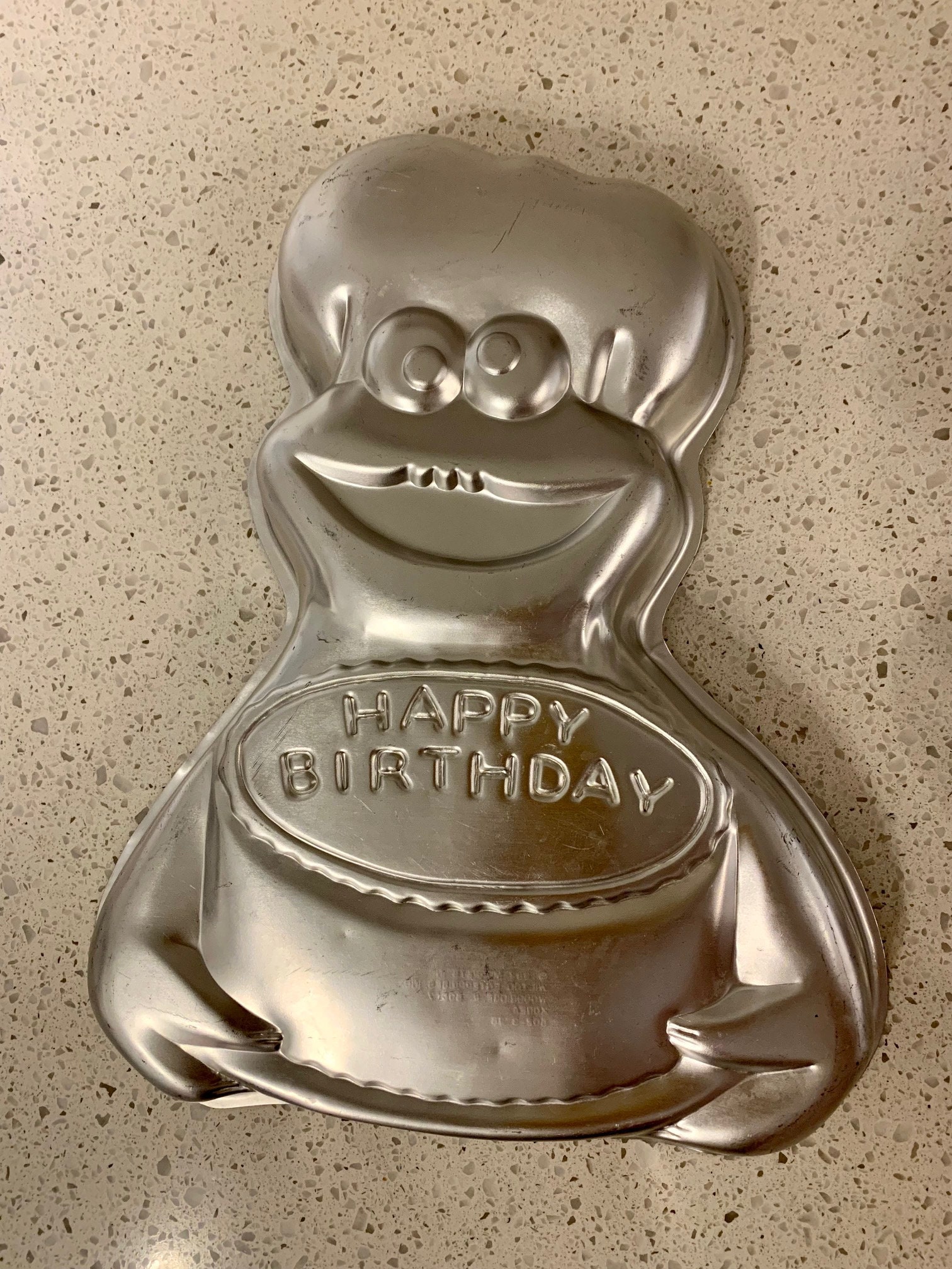 1982 Cookie Monster and 1989 Big Bird Aluminum Wilton Cake Pans. - Etsy