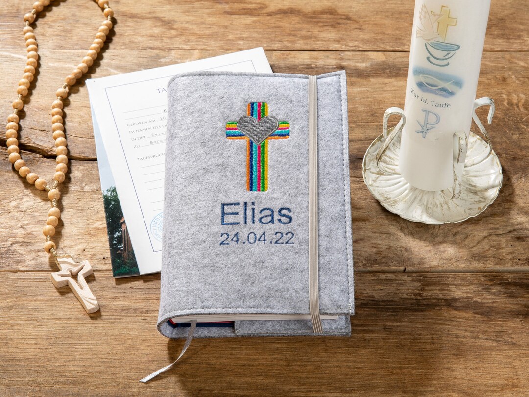 Personalized Felt Hymn Book Cover Custom Cover for Catholic Prayer ...