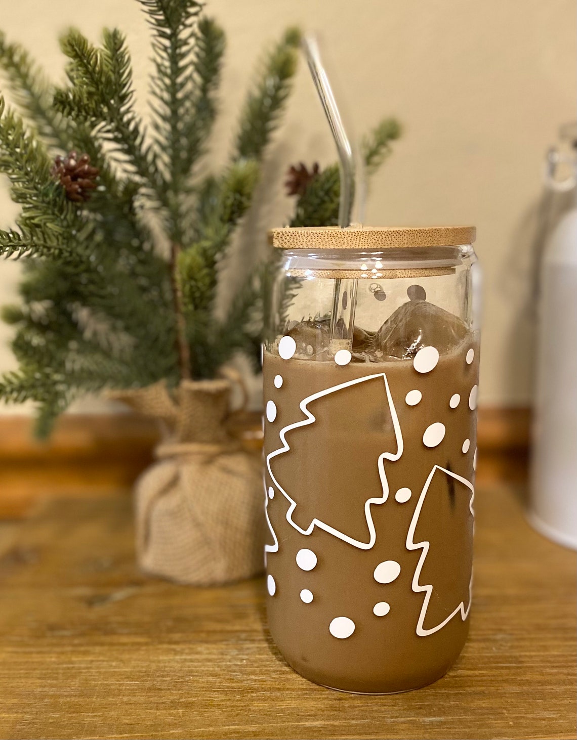 Glass Christmas Tree Cup - Etsy