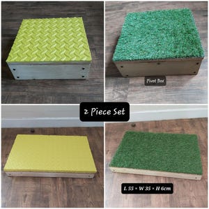 Dog Training Pivot Box and Place Board 2 Piece Bundle for Dog Agility ...