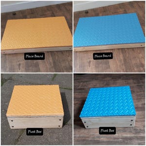 Dog Training Pivot Box and Place Board 2 Piece Bundle for Dog Agility ...