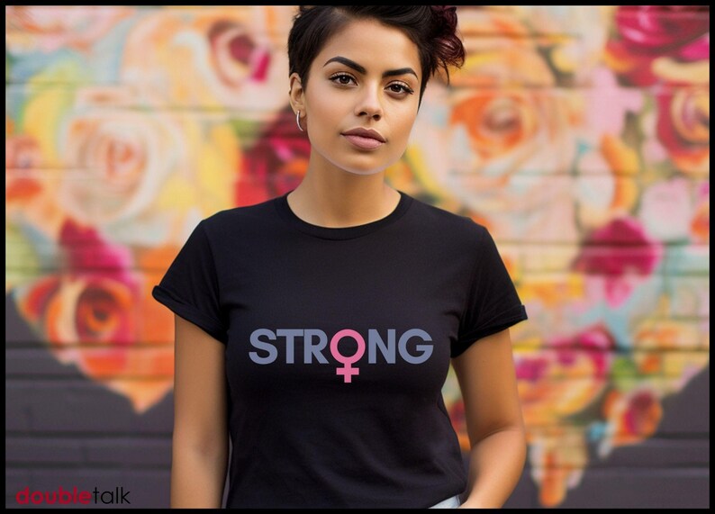 Feminist Cotton Tee Shirt Design Statement Piece Feminist Apparel Girl ...