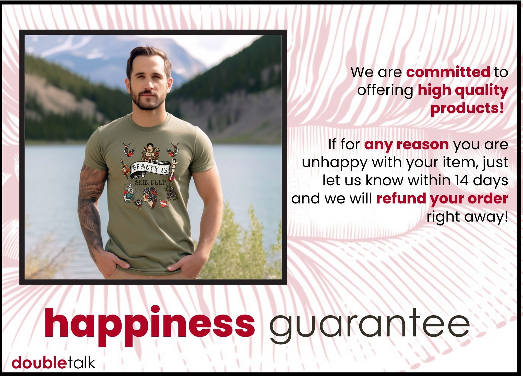 Beauty is Skin Deep Tattoo Shirt Tattoo T-shirts Vintage - Etsy