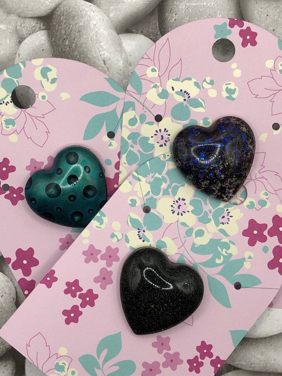 Heart Tack Pins - Etsy