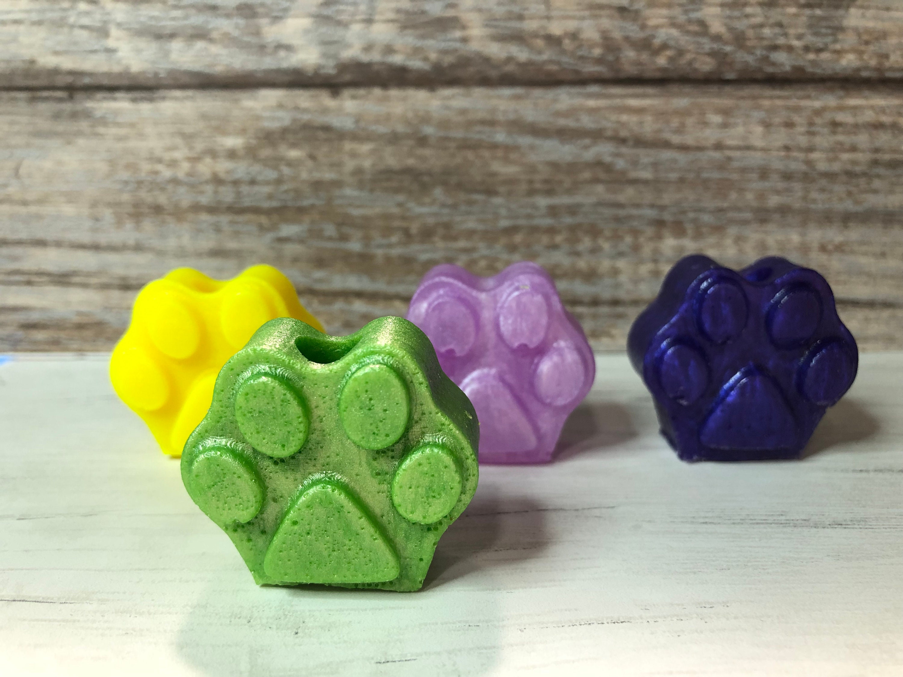 Paw Print Straw Topper - Etsy