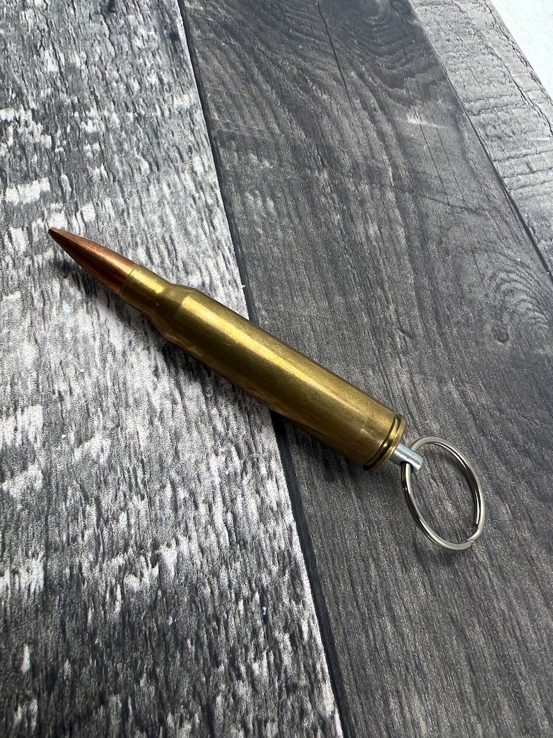 338 Lapua Magnum Bullet Keychain - Etsy