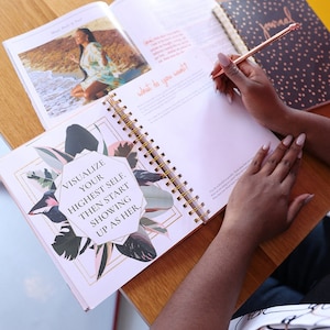 Black Women Journal W/ Prompts | Black Girl Journal | Afrocentric Gifts ...