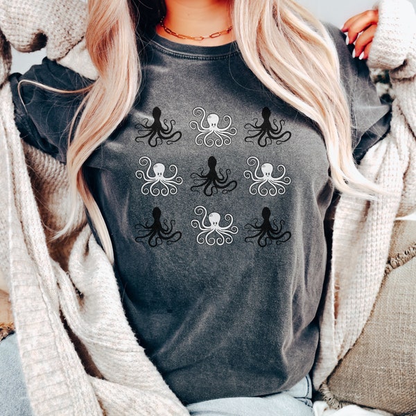 Octopus T Shirt - Etsy