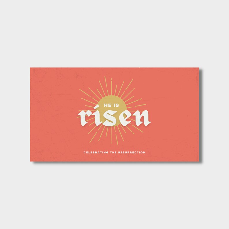 Easter Sermon Graphic | Church Sermon Graphics | EDITABLE CANVA FILE ...