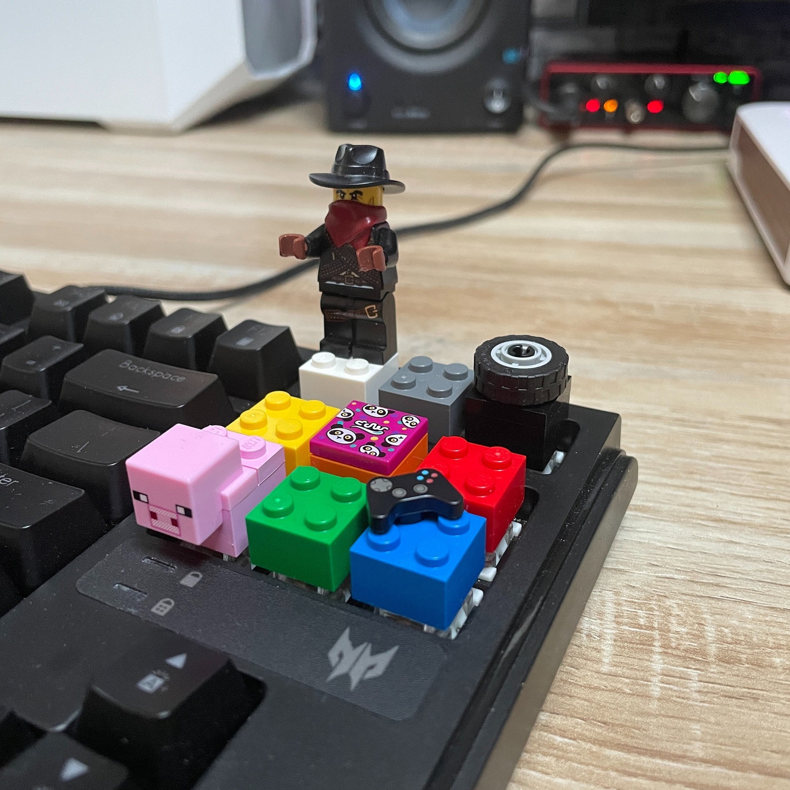 CHERRY MX Brick Keycaps, ARTISAN Keycap, Custom Keycaps, Minimalist ...