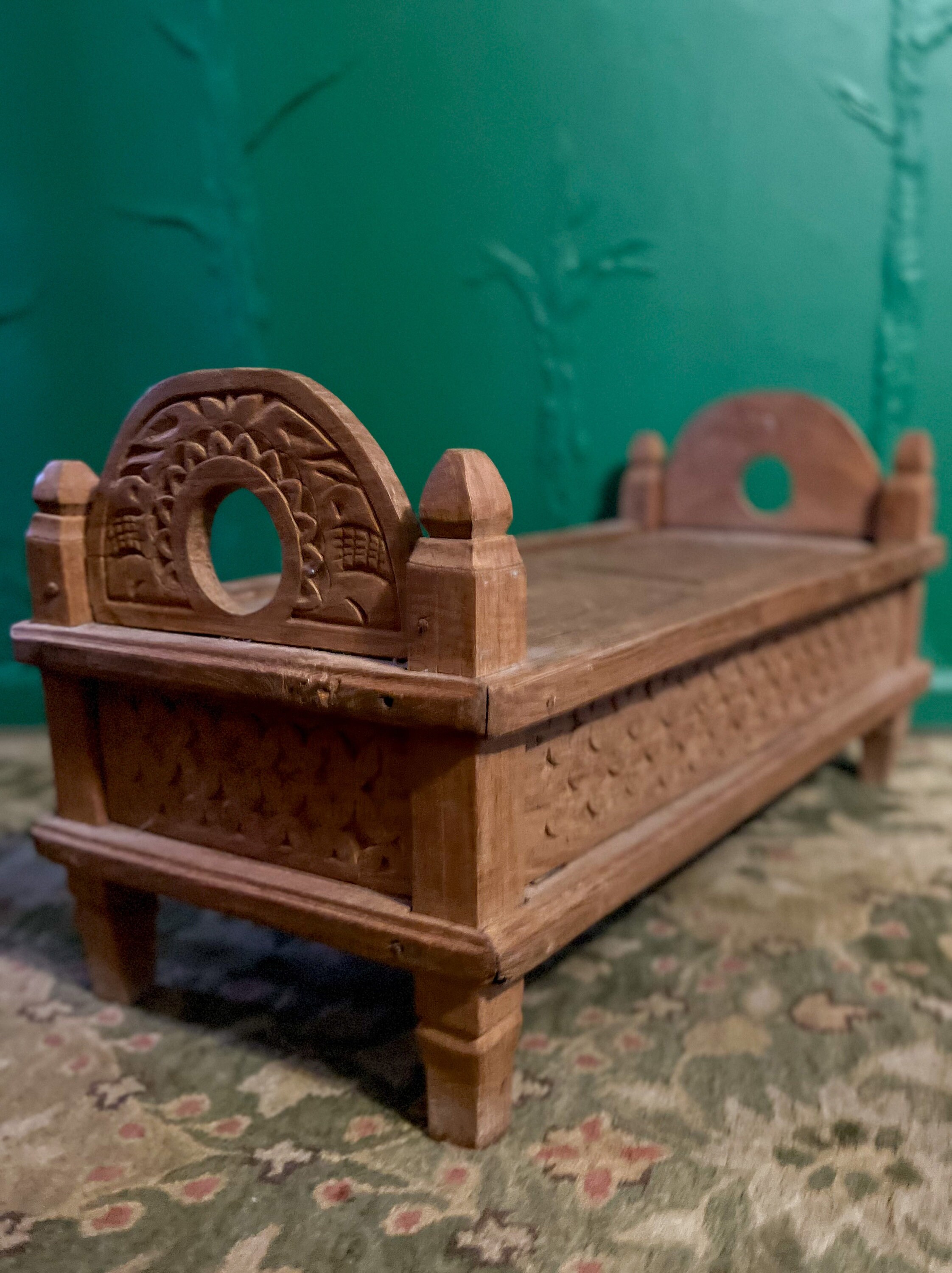 Antique Hand Carved Teak Wood Bridal Jodang Indonesian Trunk - Etsy