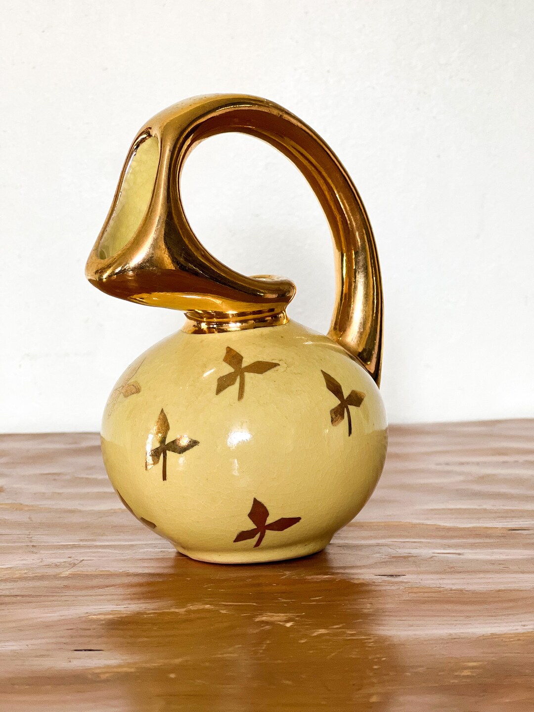 Vintage Mid Century Honey Pitcher - Etsy