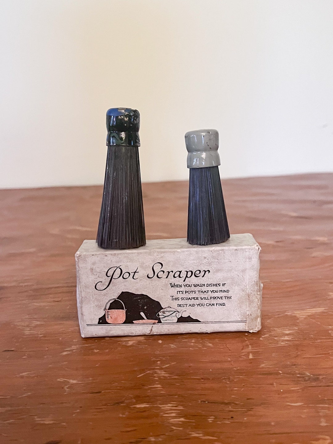 Antique 1910 Patent Pot Scrapers Set of 2 - Etsy