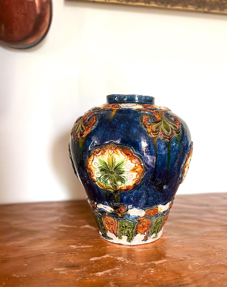 Tang Sancai Chinese Tri-color Large Vase - Etsy