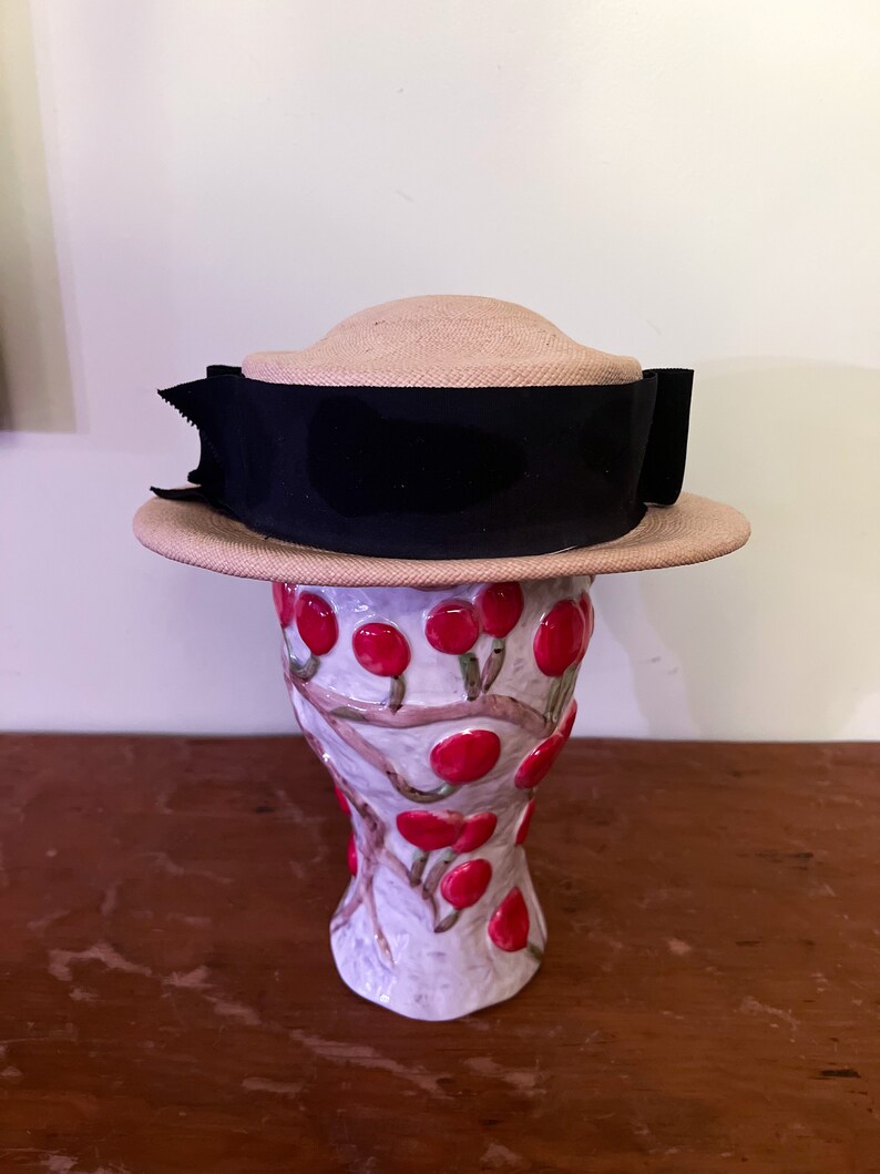 Vintage 1950’s New Look La Rose Woven Hat - Etsy