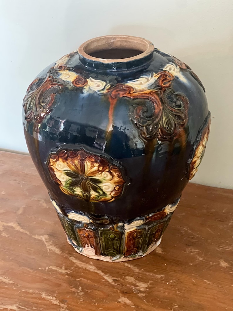 Tang Sancai Chinese Tri-color Large Vase - Etsy