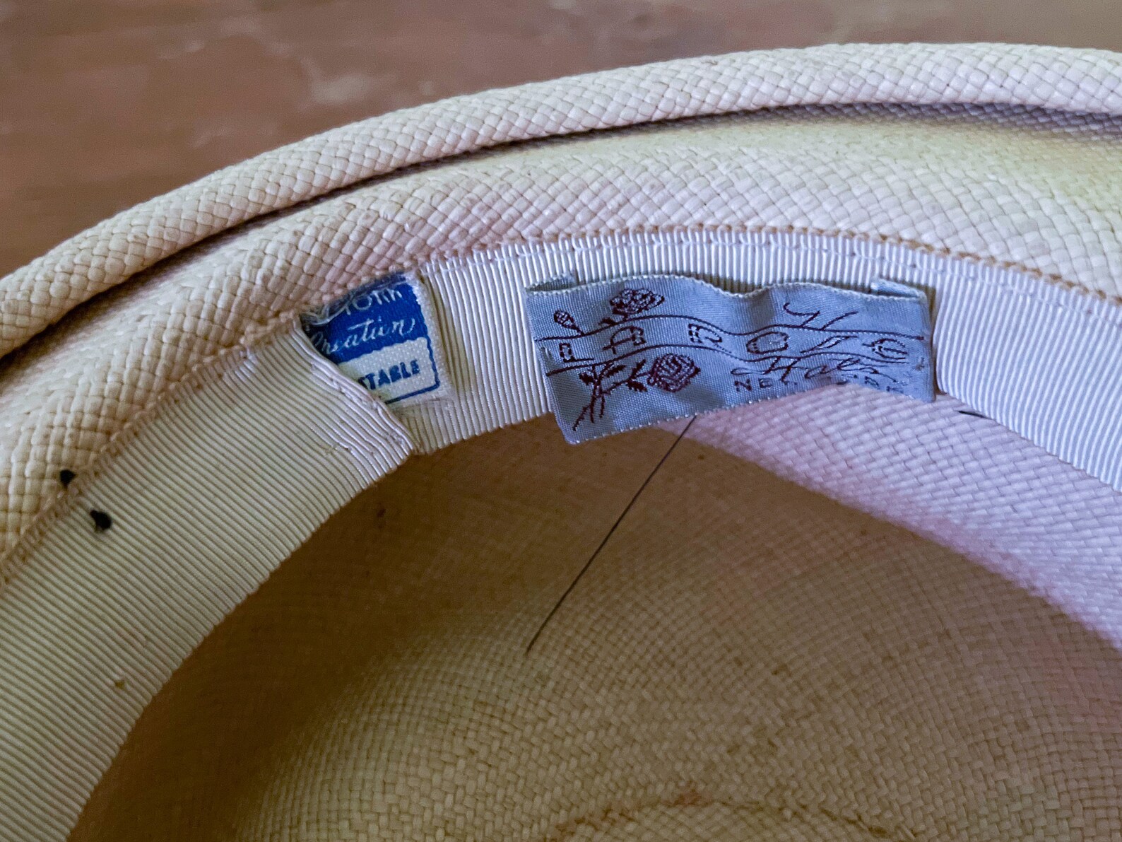 Vintage 1950’s New Look La Rose Woven Hat - Etsy