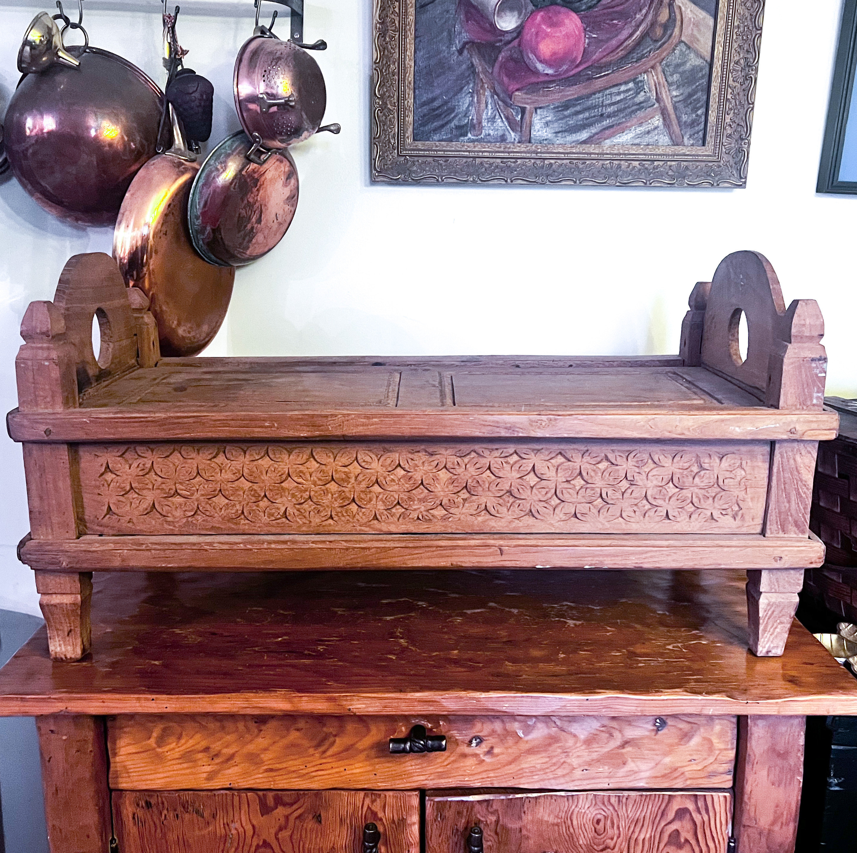 Antique Hand Carved Teak Wood Bridal Jodang Indonesian Trunk - Etsy