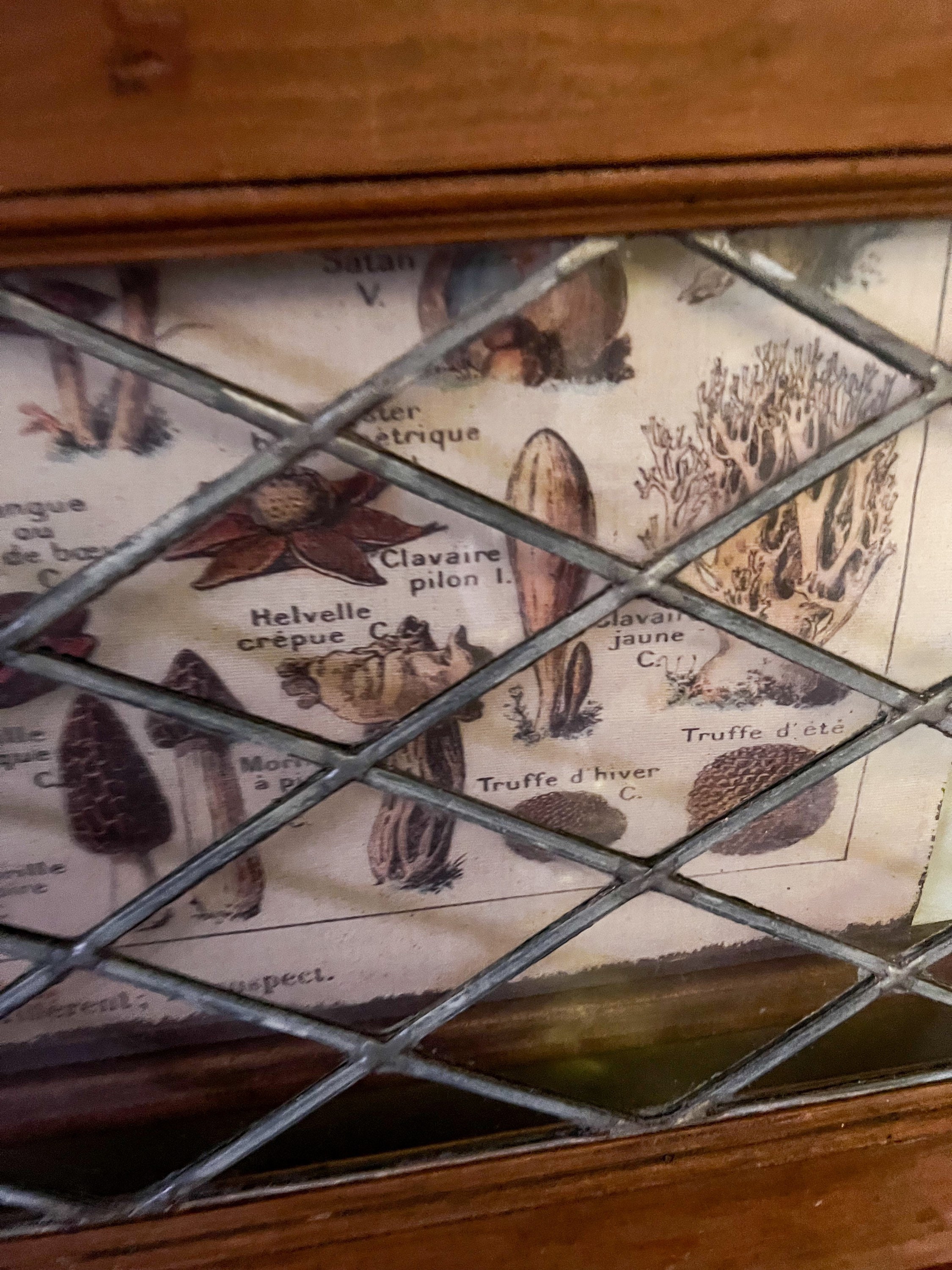 Antique Wood Diamond Leaded Glass Window - Etsy