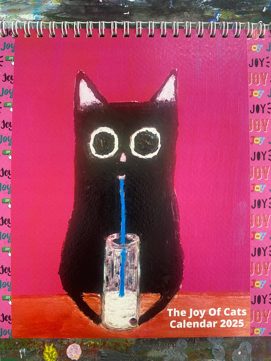 2025 Cute Cat Wall Calendar, A3 Premium Art Calendar Containing 13 ...