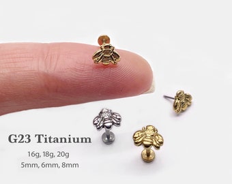 20G/18G/16G Ball Stud Push Pin Labret Threadless Flat Back - Etsy