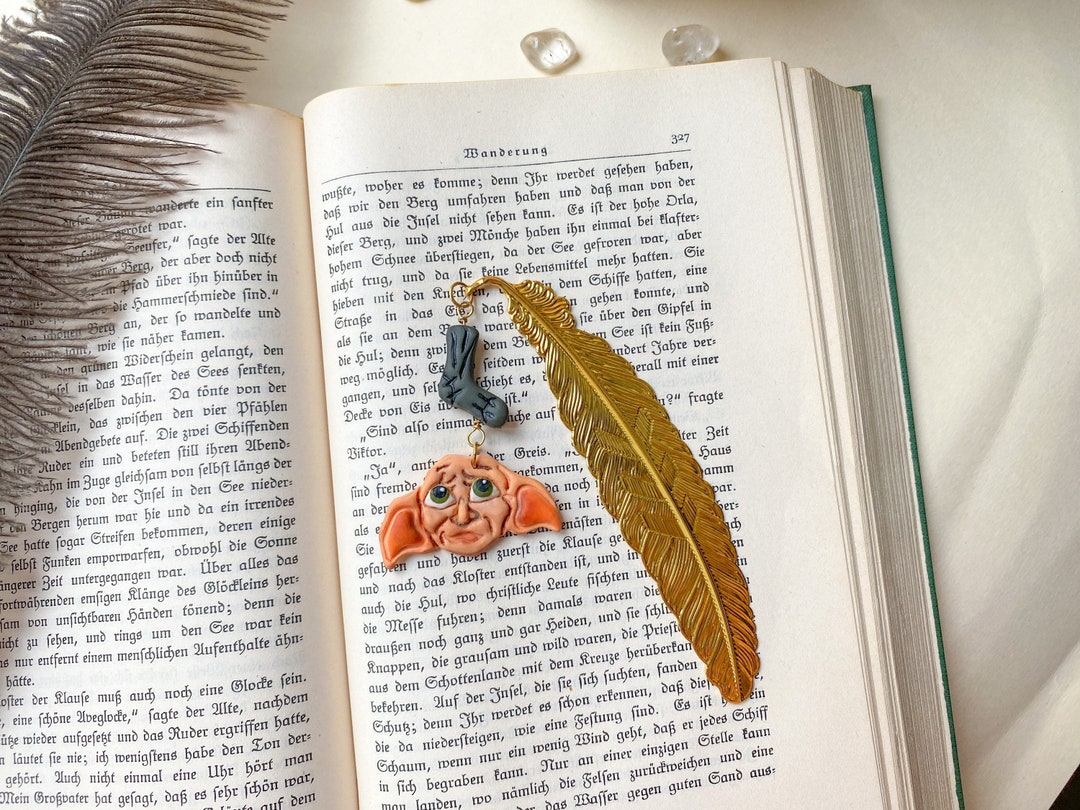 Dobby Socks I Harry Potter Bookmark I Dobby I Metal Polymer - Etsy