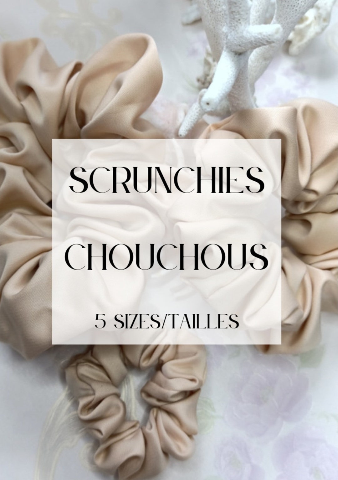 Scrunchie Sewing PDF Pattern / FIVE Sizes / Hair Scrunchie Sewing ...