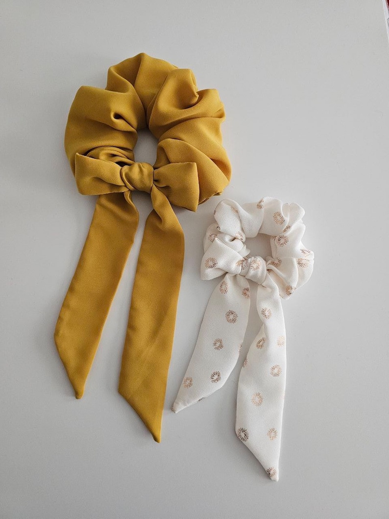 Scrunchie With a Bow Sewing PDF Pattern / Adult and Kids Sizes / Hair ...