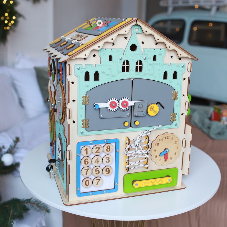 Vector Laser Cut Files , Busy Board , Busy House - Etsy