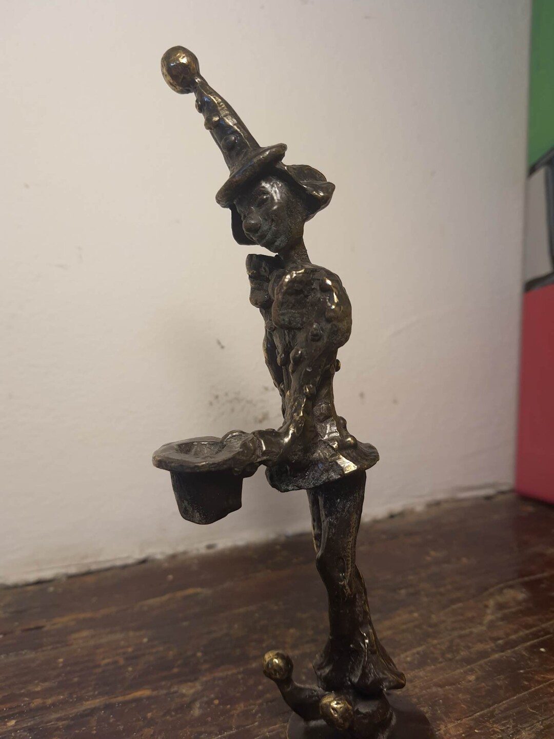 Statuette Bronze Clown - Etsy