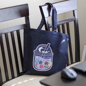 Tote Bag Boba Milk Tea Tote Bag Cute Art Space Tote Bag Boba Fett Art ...