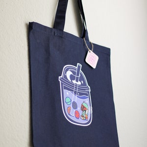 Tote Bag Boba Milk Tea Tote Bag Cute Art Space Tote Bag Boba Fett Art ...