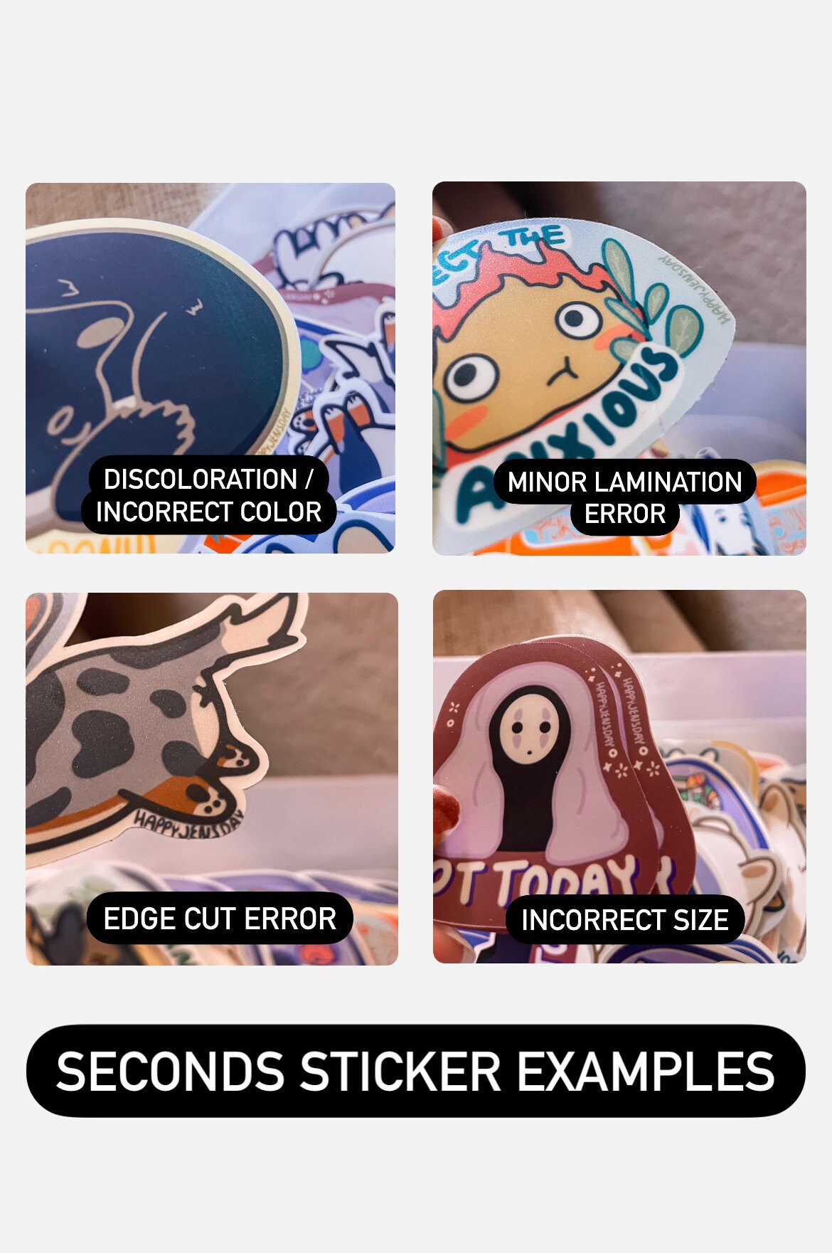 Sticker Pack Cute Stickers Anime Chibi Art Fan Art Illustration Gift ...