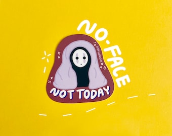 No Face Chibi Sticker - Etsy