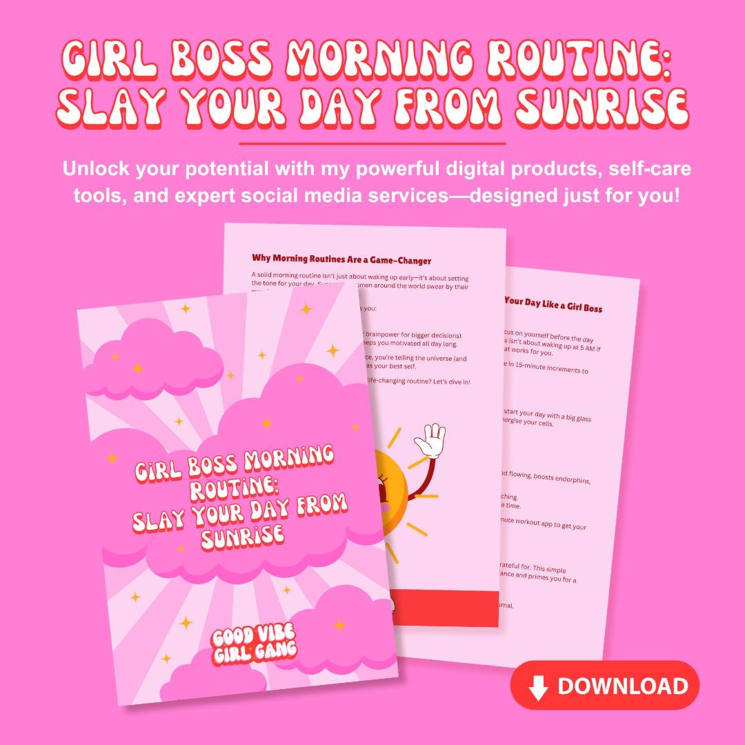 Girl Boss Morning Routine Guide | Life-changing Habits & Checklist ...