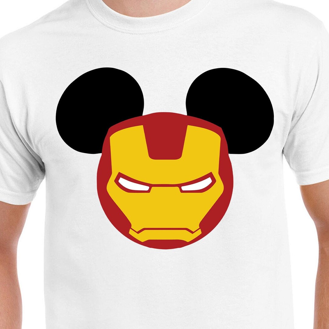 Mickey Iron Man Digital Cut Files | Cricut | Silhouette Cameo | Svg Cut ...