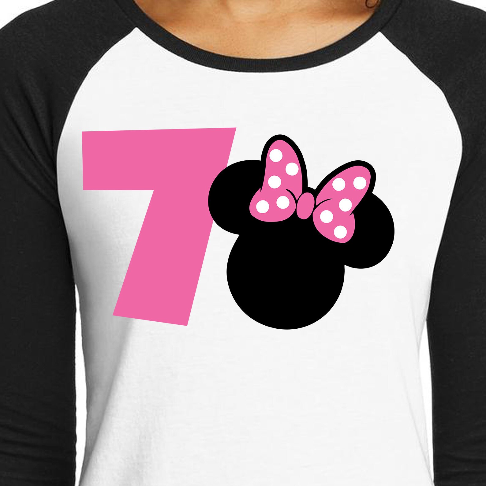 Minnie 7th Birthday Cut Files Cricut Silhouette Cameo - Etsy