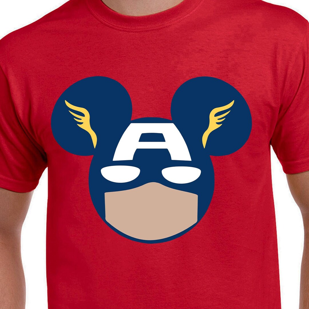 Mickey Captain America Digital Cut Files | Cricut | Silhouette Cameo ...