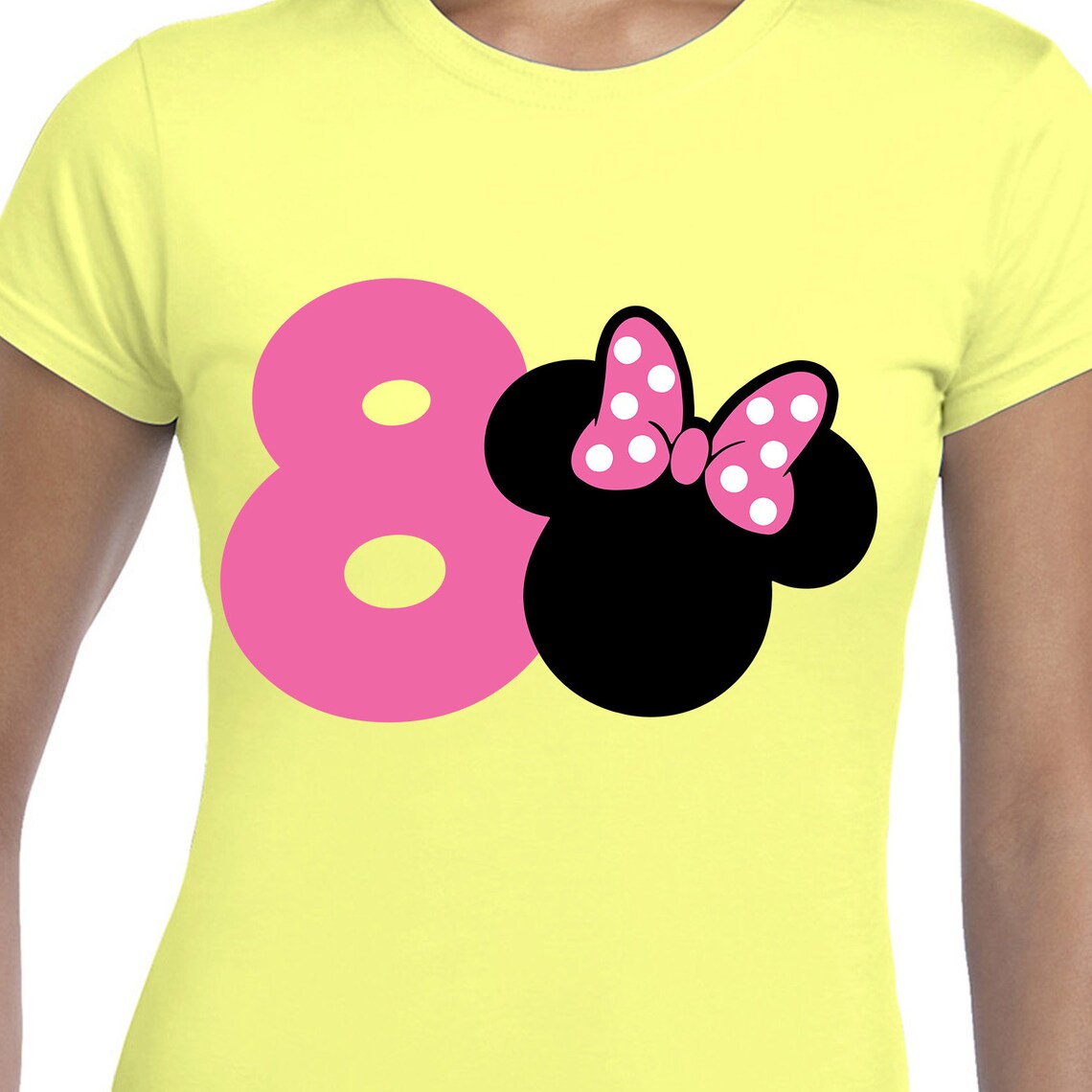 Minnie 8th Birthday Cut Files Cricut Silhouette Cameo - Etsy